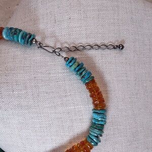 Jay King | Jewelry | Jay King Turquoiseamber Disc Necklace | Poshmark